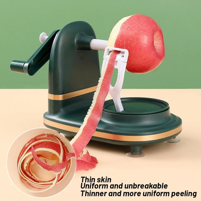 HAND-CRANKED APPLE PEELER & Slicer - Fruit Processing Machine, Fruit ...