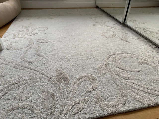 2 IDENTICAL LAURA Ashley wool rugs. Same Size 200cm/140cm. Perfect ...