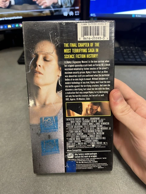 ALIEN 3 (VHS 1992) Sci Fi Horror Sigourney Weaver 20th Century Fox ...