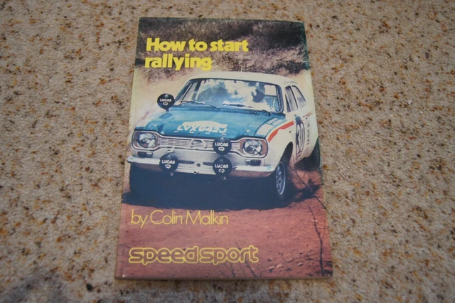 HOW TO START rallying book by colin malkin £12.50 - PicClick UK