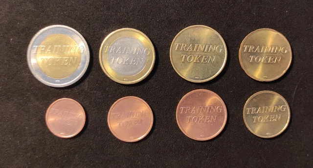 SÉRIE COMPLÈTE 8 TRAINING TOKEN / Eurotraining /monedas de euro de ...