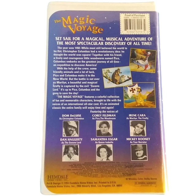 THE MAGIC VOYAGE VHS 1994 Dom DeLuise Irene Cara £3.71 - PicClick UK