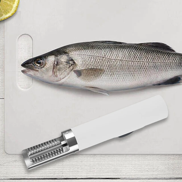 WATERPROOF FISH SKIN Peeler Useful Powerful Cordless Rechargeable Scale ...