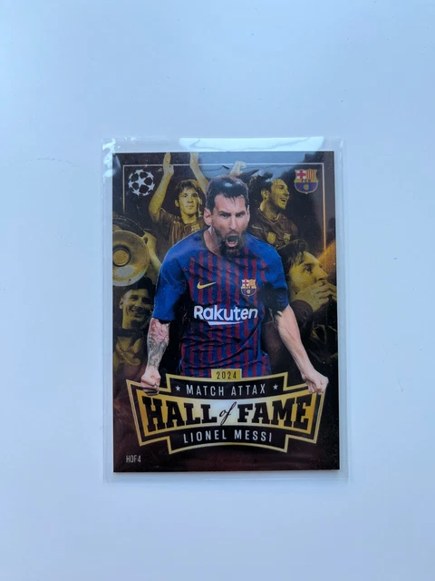 HALL OF FAME Lionel Messi Match Attax 2024/2025 Barcelona 24/25 # HOF4 ...
