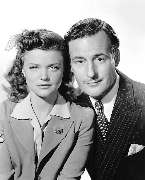 SIMONE SIMON AND British actor Tom Conway in Cat People, by Jacque- Old ...