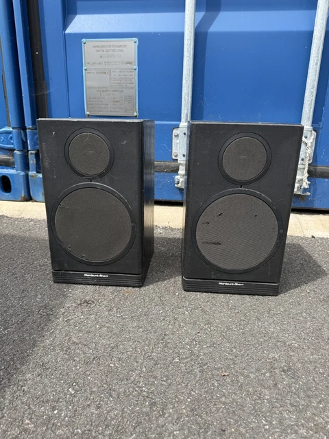 MORDAUNT SHORT MS 5.20 HiFi Stereo Bookshelf Speakers Bi-Wire Black ...