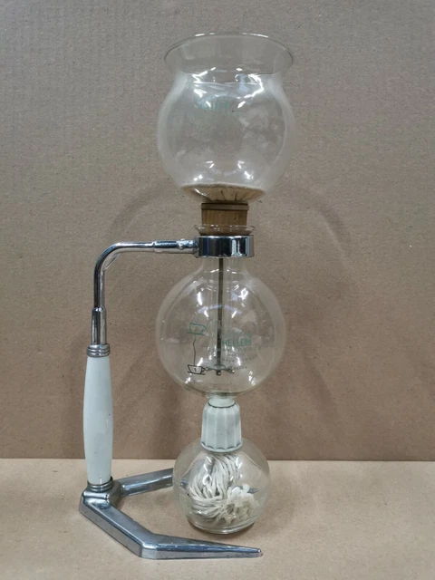 ANCIENNE CAFETIÈRE HELLEM 2 Tasses , verre Pyrex . Vintage coffee maker ...