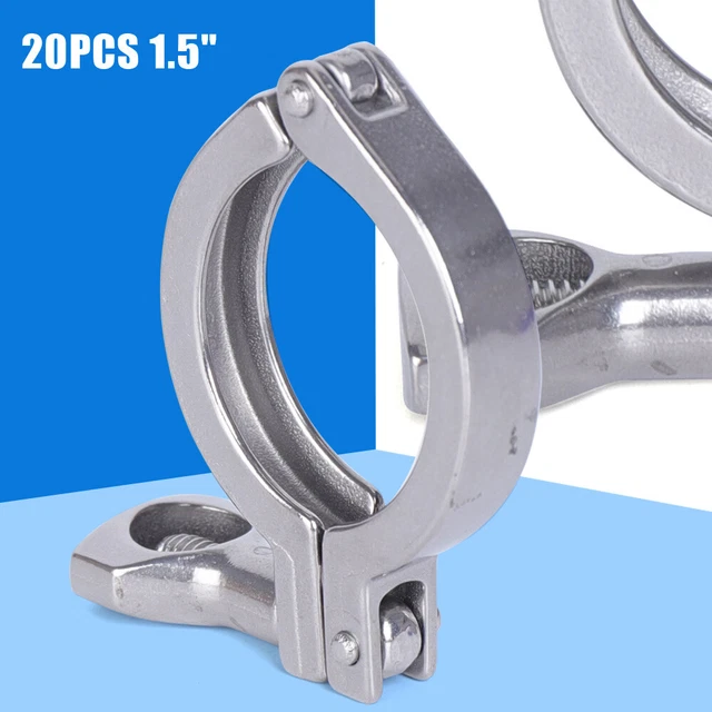 1.5& SANITARY FASTENER Tri Clamp Quick-Loading Stainless For 50.5MM OD ...