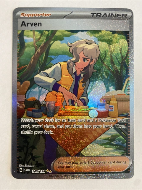 POKÉMON TCG ARVEN Scarlet & Violet Base Set 249/198 S. Illustration ...