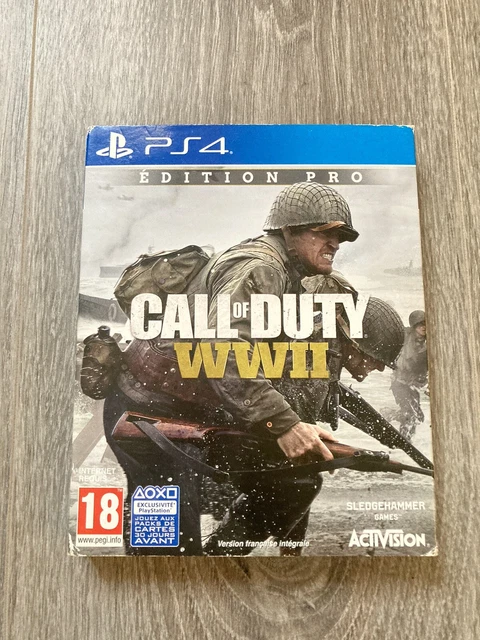 CALL OF DUTY WWII WW2 Pro Edition Steelbook Ps4 Fr EUR 36,90 - PicClick FR