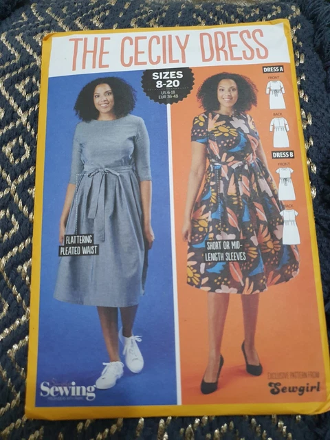 THE CECILY DRESS Simply Sewing Pattern. SIZES 8-20 £4.95 - PicClick UK