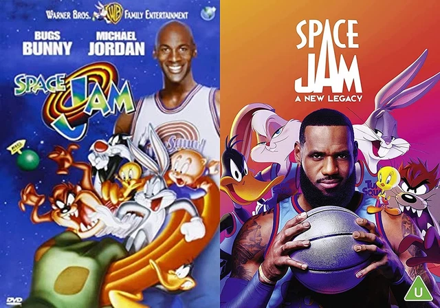 SPACE JAM DOUBLE MOVIE PACK PART 1 and 2 NEW LEGACY COLLECTION New UK ...