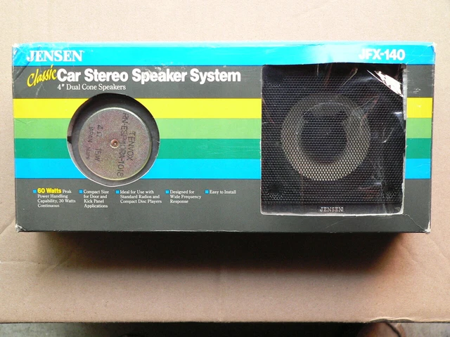 JENSEN CLASSIC CAR Stereo Speaker System Jfx-140 New In Box $22.97 ...
