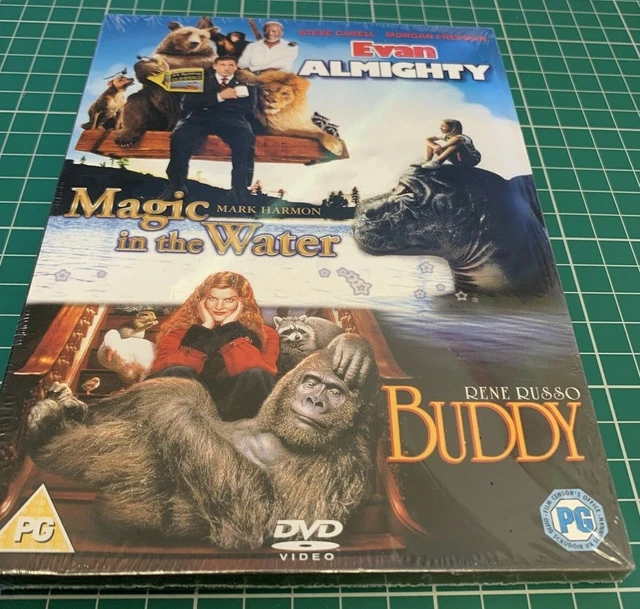 EVAN ALMIGHTY AND Buddy and Magic In The Water 3 Disc DVD New and ...