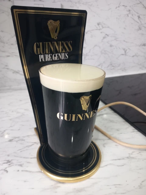 VINTAGE ORIGINAL 1980S Guinness Genius Pub Bar Top Pump Font Sign £68. ...