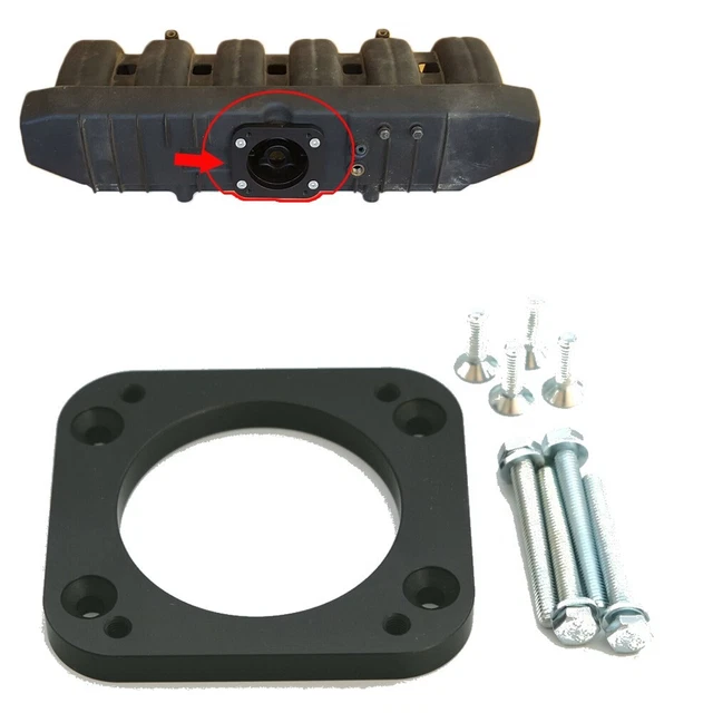 BOOST PERFORMANCE M50 M54 Throttle Body Adapter for BMW M54B30 Intake ...