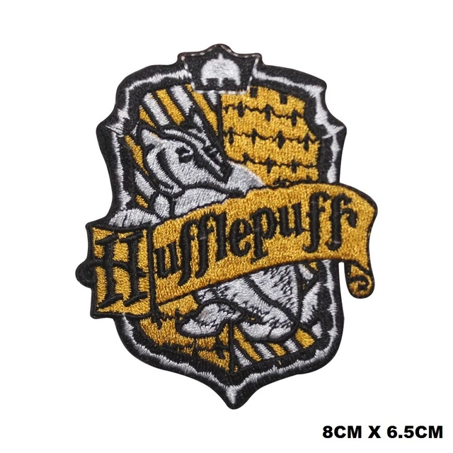 HARRY POTTER HUFFLEPUFF Logo Patch Iron On Patch Sew On Embroidered ...