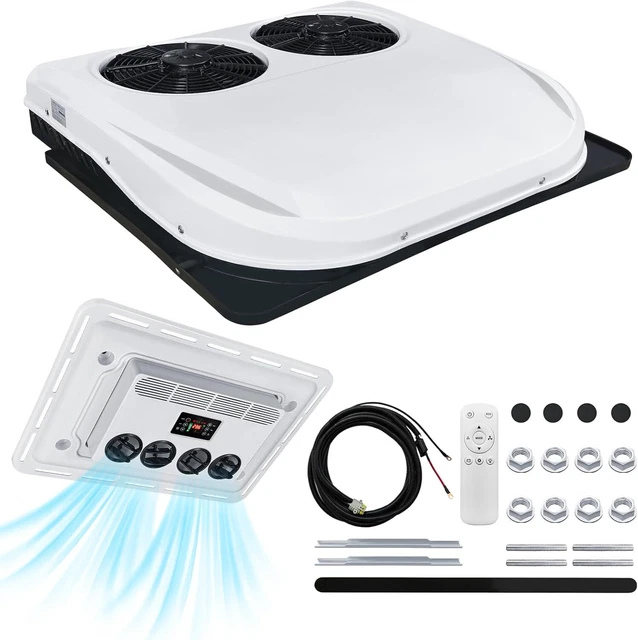 12V COOL ROOFTOP Air Conditioner AC Unit For RV Motorhome Caravan Car ...