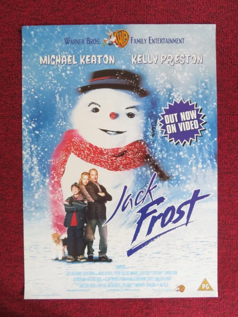 JACK FROST VHS Video Poster Michael Keaton Kelly Preston 1999 £15.99 ...