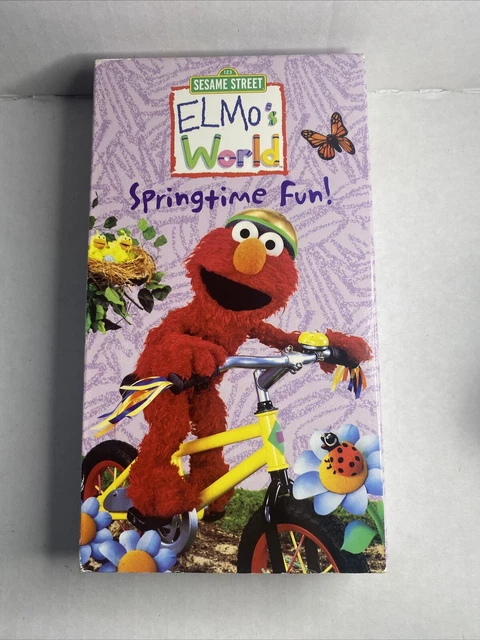 ELMO'S WORLD SPRINGTIME Fun! (VHS, 2002) Sesame Street £5.46 - PicClick UK