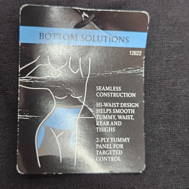 MAIDENFORM BOTTOMS SOLUTIONS Shapewear Seamless Hi Waist Black Size XL ...