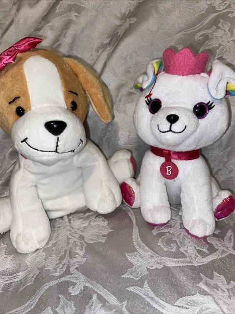 MATTEL BARBIE HUG & Heal Talking Puppy Dog Plush Stuffed Animal Toy 10 ...