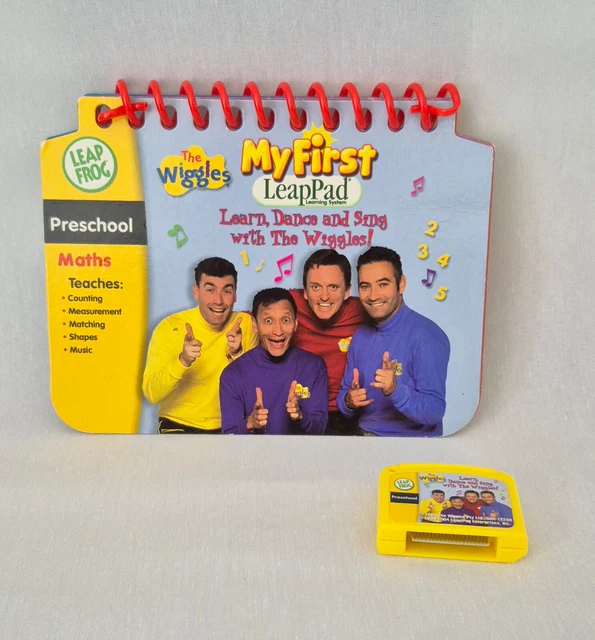 THE WIGGLES LEARN Dance & Sing, Leap pad Book & Cartridge My First Leap ...