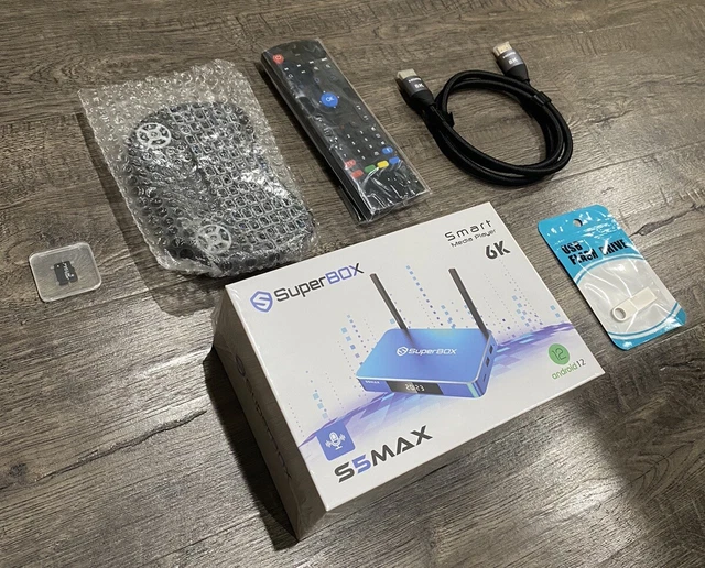 SUPERBOX S5 MAX 4GB+64GB Wi-Fi/5G PAQUETE CON EXTRAS 2024 MODELO MÁS ...