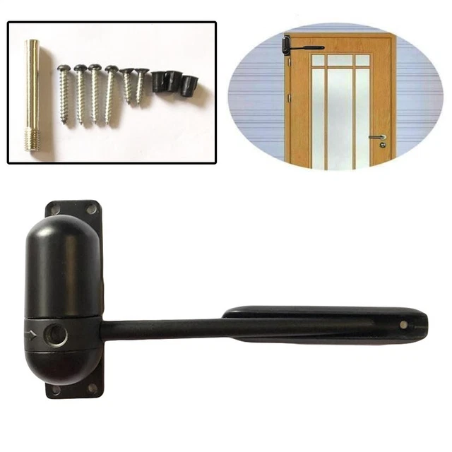 HEAVY DUTY MOUNTED Automatic Door Gate Closer Spring Loaded Adjustable ...