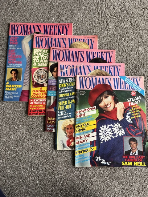 5 ISSUES OF Woman’s Weekly From 1985-1986 £4.99 - PicClick UK