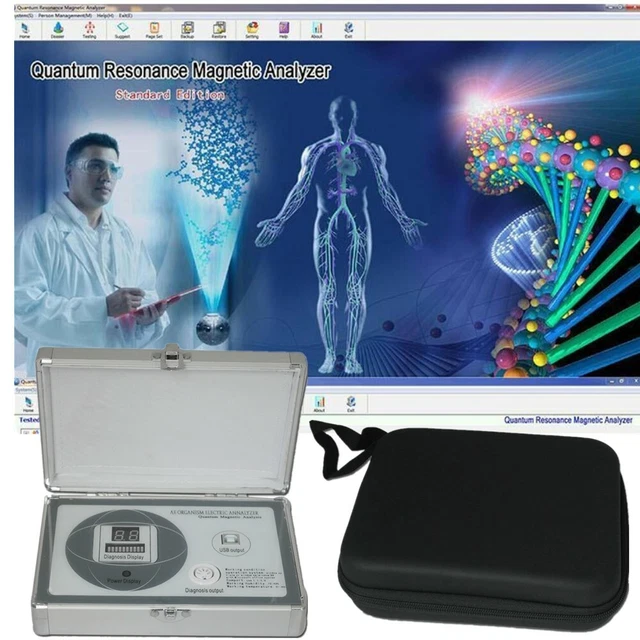PORTABLE QUANTUM MAGNETIC Resonance Analyzer Body Analyzer Body Health ...