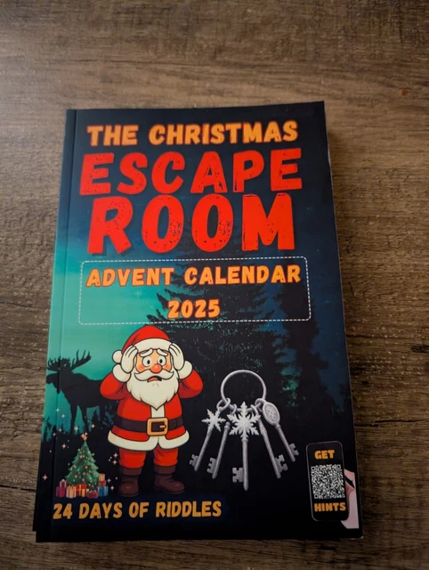 CHRISTMAS ESCAPE ROOM - Advent Calendar 2025: 24 Days of challenges £5. ...