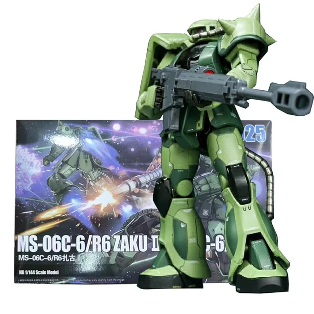 1/144 HG MS-06C-6/R6 Zaku II Model Kit EUR 38,39 - PicClick FR