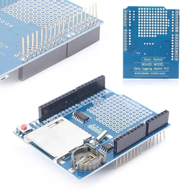 DATA LOGGER MODULE Logging Shield Data Recorder DS1307 fit For UNO SD Card £6.47 - PicClick UK