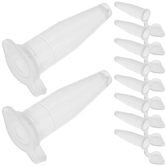 1000 PCS SNAP-TYPE Centrifugal Tube Plastic Test Tubes Sample Vials £10 ...
