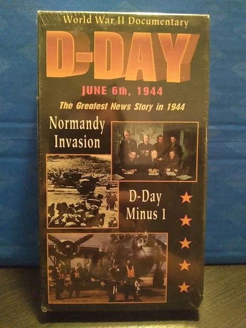 D-DAY: WORLD WAR II Documentary (VHS, 1995) Combined Shipping Discount ...