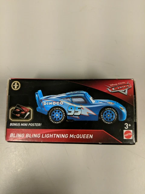 DISNEY PIXAR CARS Box - Bling Bling Lightning Mcqueen Fdf77 - Rare $99. ...