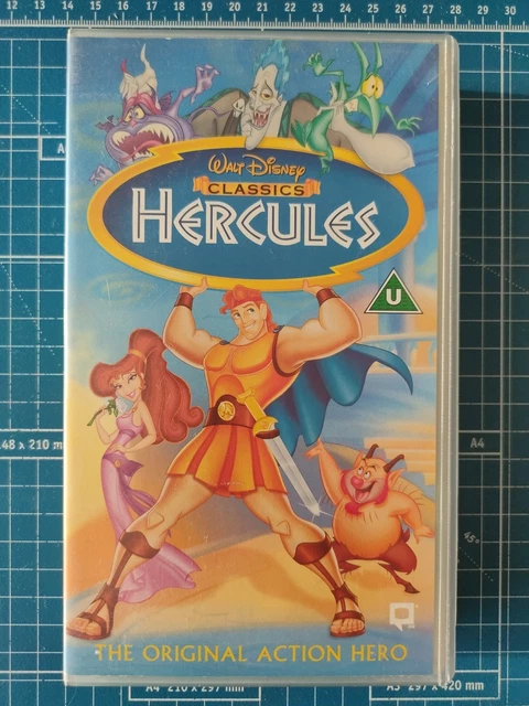 WALT DISNEY'S HERCULES - Tate Donovan,Danny DeVito,James Woods (PAL VHS ...