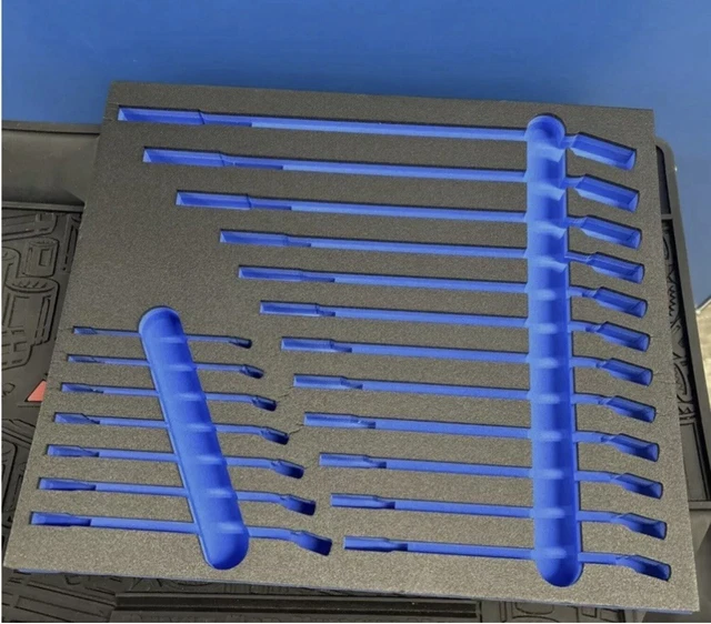 BLUE POINT (BY Snap On) 19pc Wrench Spanner Foam Organiser ...