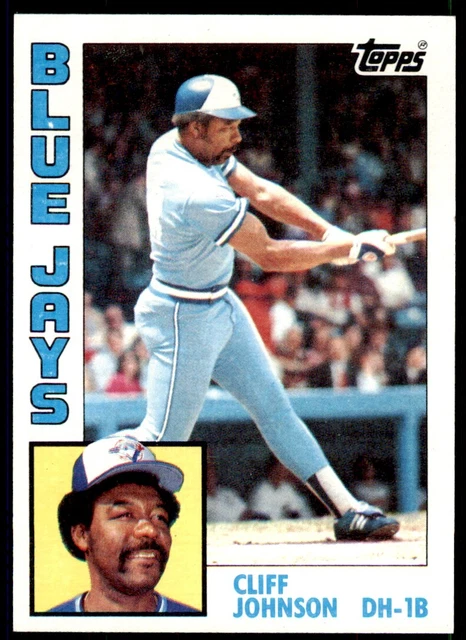 1984 TOPPS CLIFF Johnson. Toronto Blue Jays #221 EUR 1,92 - PicClick FR