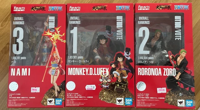 FULL SET FIGUARTS Zero One Piece Luffy Nami Zoro WT100 new in box EUR 150,00 - PicClick FR