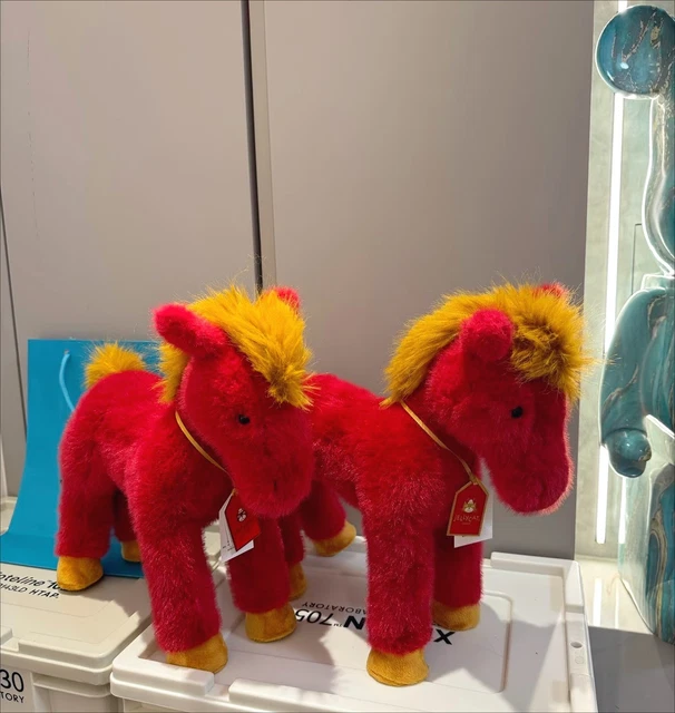 JELLYCAT NEW FESTIVAL Horse Plush Toy With Tag Red Flame Horse Animal ...
