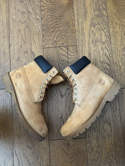 TIMBERLAND 6 INCH premium boots uk9 beige £47.49 - PicClick UK