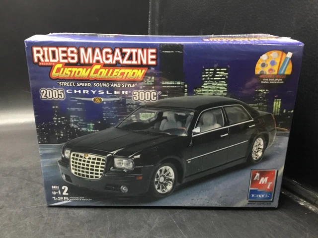 RIDES MAGAZINE 2005 Chrysler 300C 1:25 Scale Model Kit [AMT / ERTL ...