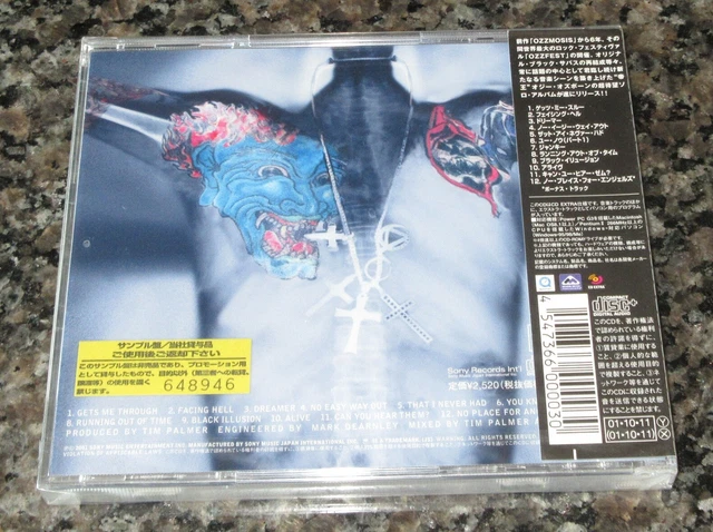 SEALED! PROMO! $0 ship! OZZY OSBOURNE Japan CD Down To Earth MORE ...
