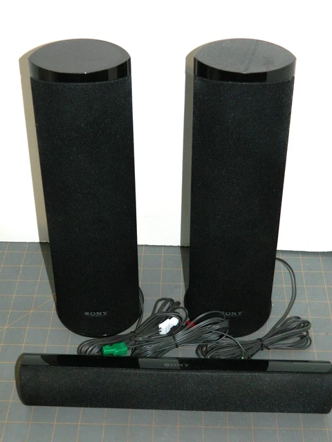 SONY SS-TSB107 FRONT SPEAKERS & Center SS-CTB103 Very NICE - FREE SHIP ...
