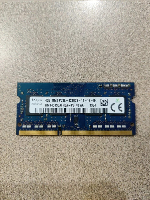 SK HYNIX 4GB 1Rx8 PC3L-12800S Laptop Memory Ram HMT451S6BFR8A-PB 1334 £7.03 - PicClick UK