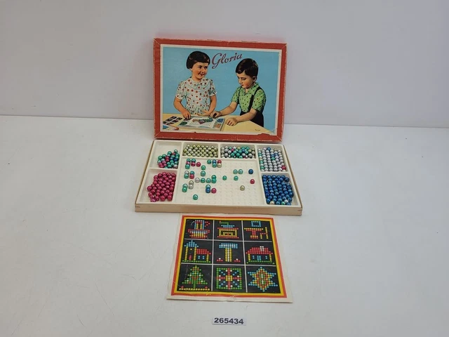 MOSAIK-SPIEL GLORIA VEB Märbel Mosaik Foreign Kugeln Perlen Vorlage ...