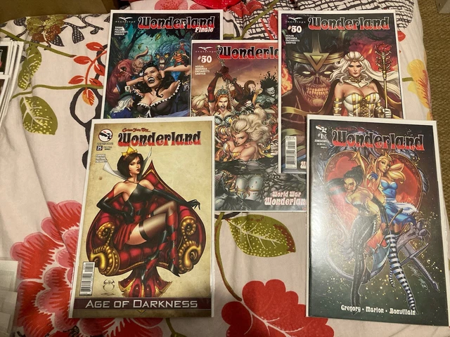 LOT 5 COMICS Zenescope Grimm Fairy Tales Wonderland 1 25 50 50 51 ...