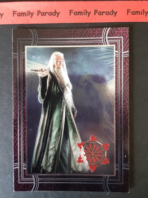 DUMBLEDORE 124 CARTOLINA Panini Harry Potter Welcome A Hogwarts ...